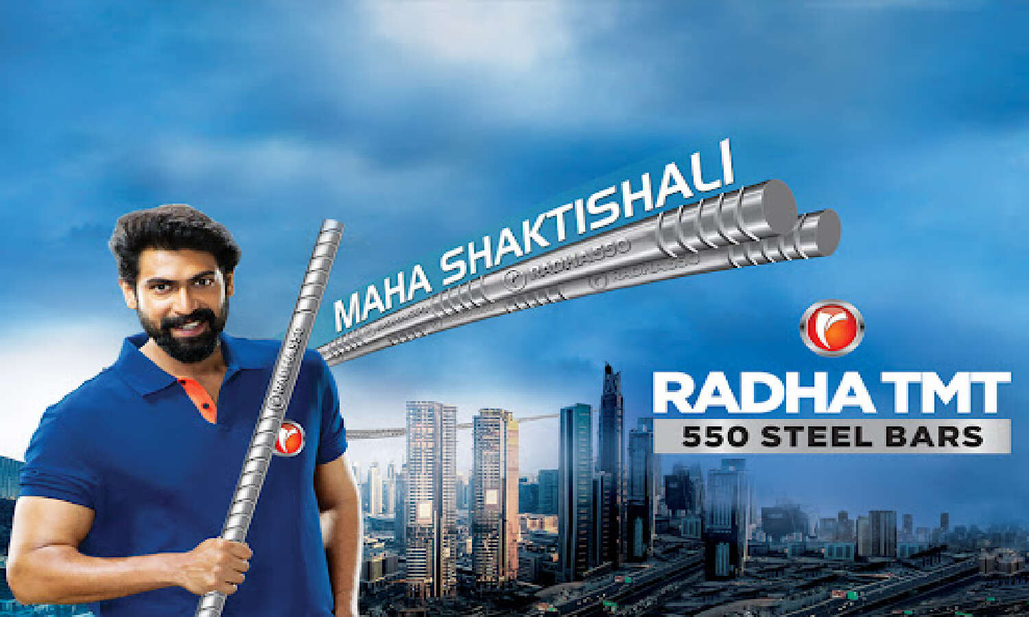 Actor Rana launches Radha TMT infrastructure steel | Radha TMTs ...