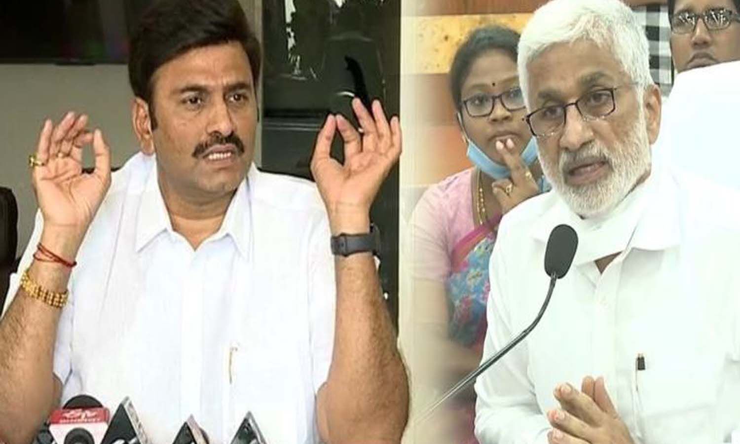 ఎంపీల మధ్య ట్వీట్ల యుద్ధం...? | party's rebel mp raghurama krishnaraju gave a strong counter to ...