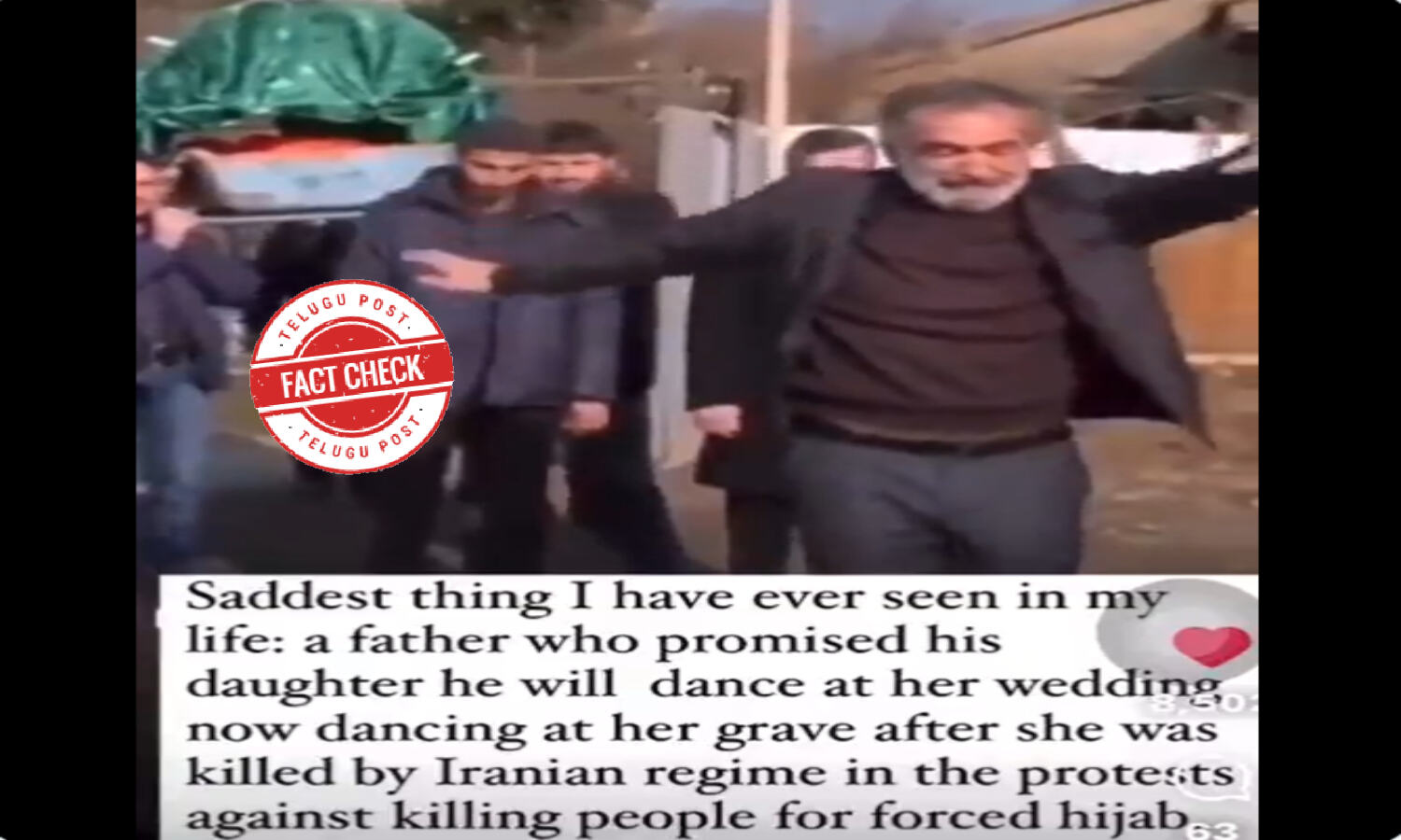 Fact Check: Viral video claiming dance by Amini's father at her funeral ...