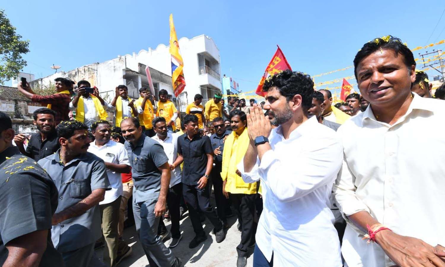 రెండో రోజు నారాలోకేష్ | tdp national general secretary nara lokesh yuvagalam padayatra will ...
