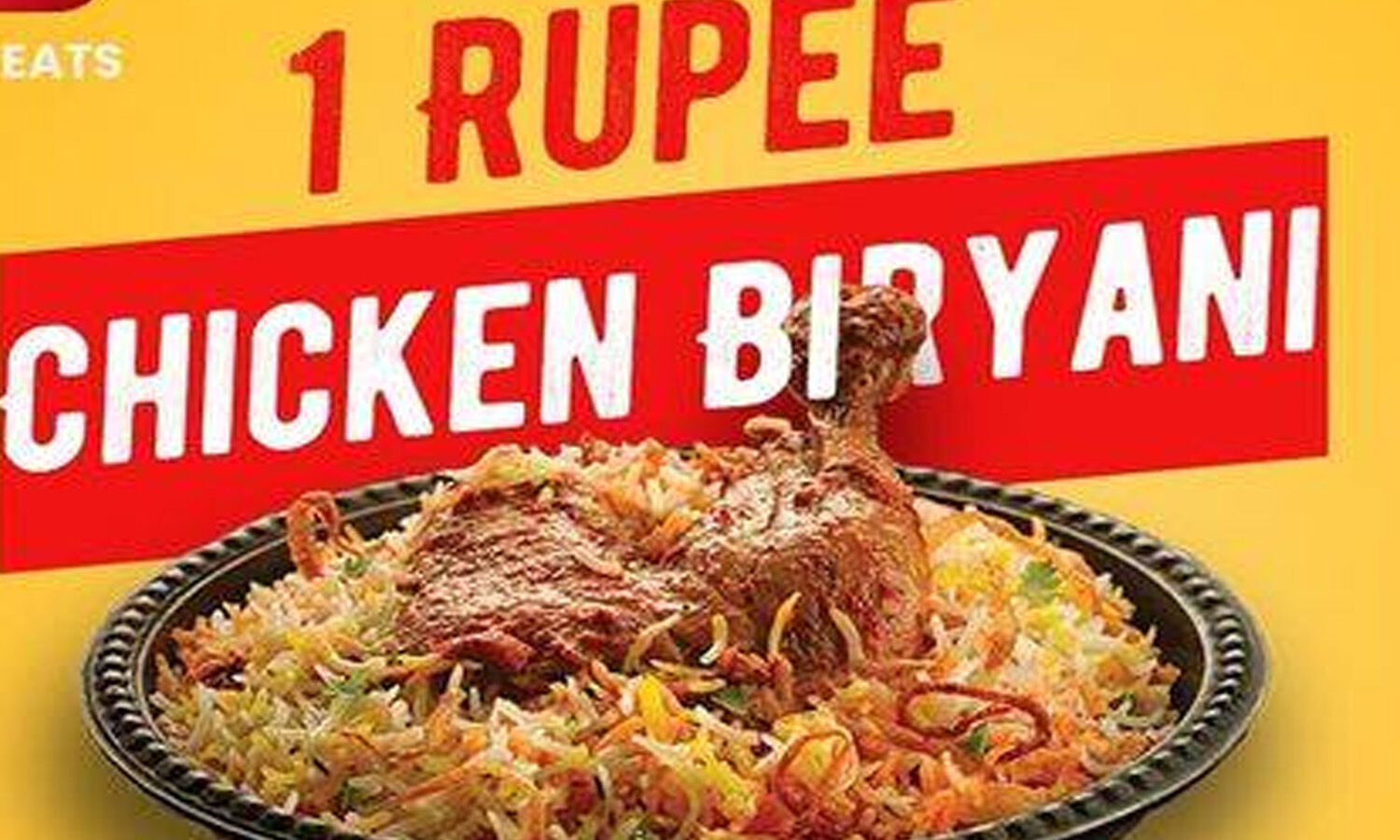 బంపర్ ఆఫర్ ...రూపాయికే బిర్యానీ | in prakasam district a restaurant ...