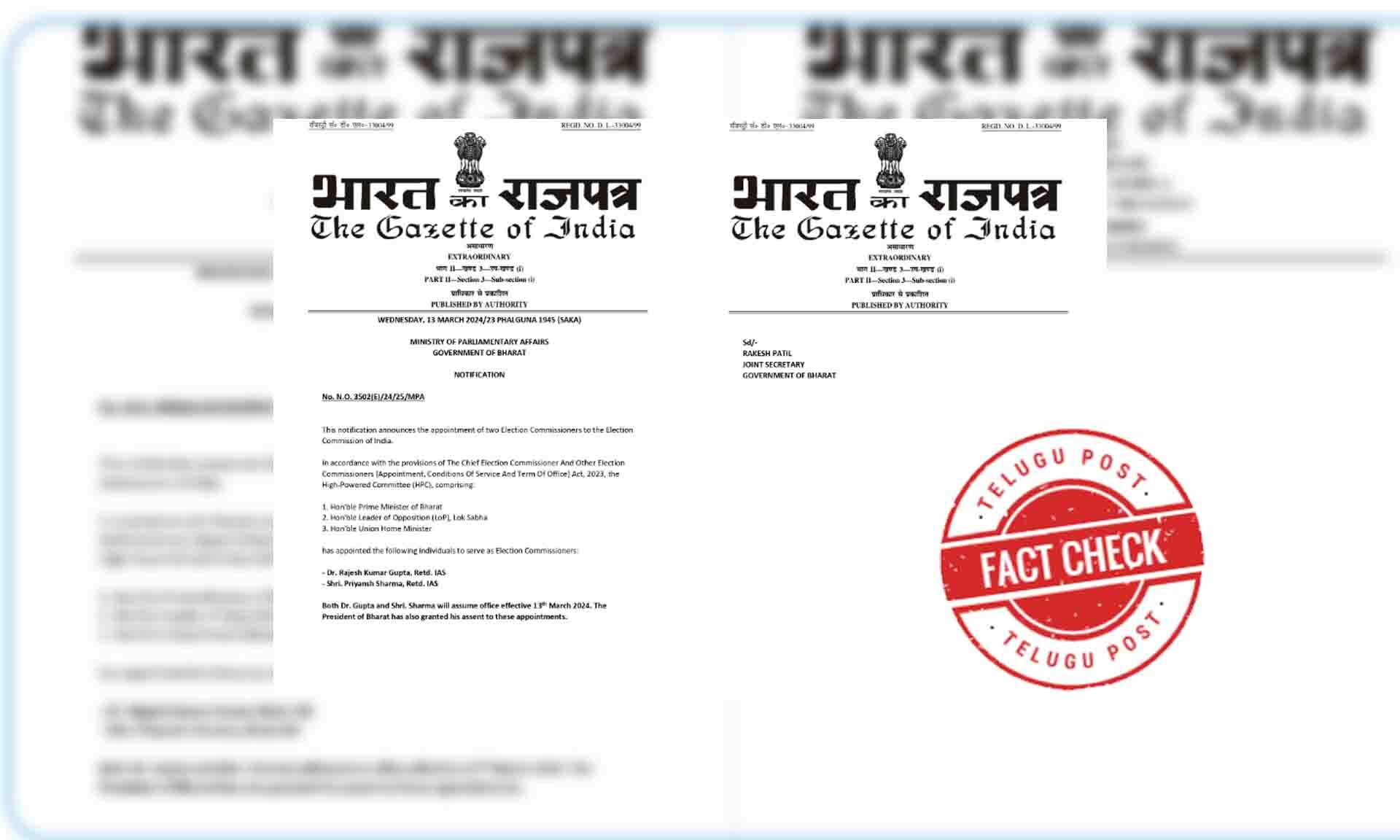 Fact Check: Viral post claiming Ex-IAS officers were appointed as ...